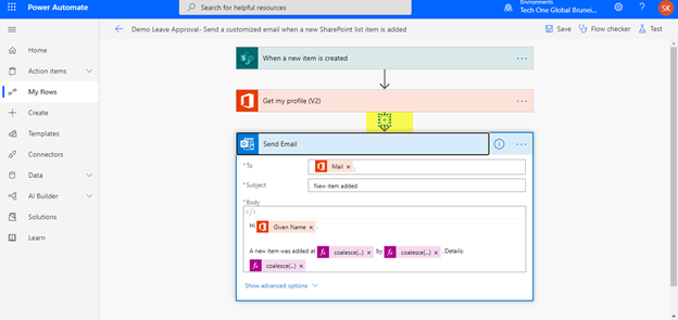 How To Send A Customized Email When A New Sharepoint List Item Is Added